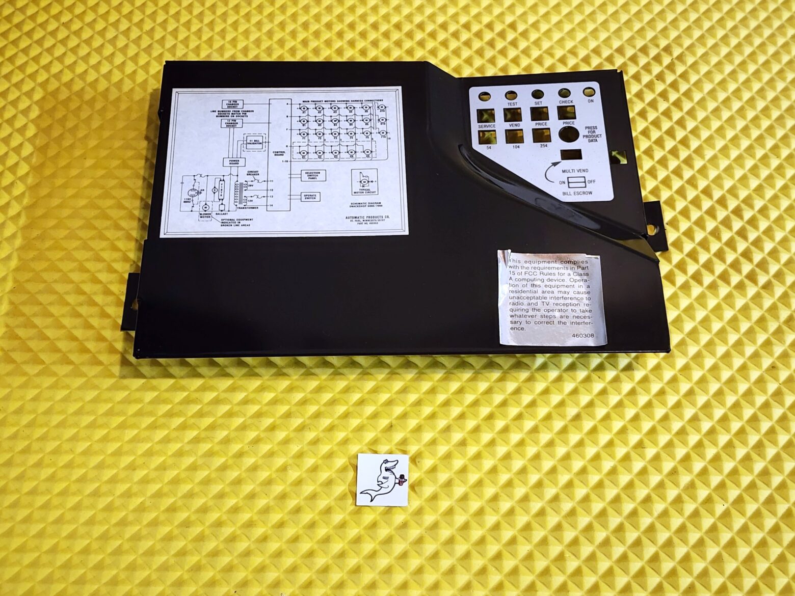 AP 6600 / 7600 Control Board Cover – OEM | Snack Attack Vending LLC ...